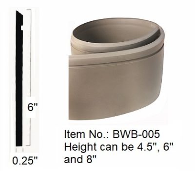 Resilient Millwork Wall Base – BuildStarR